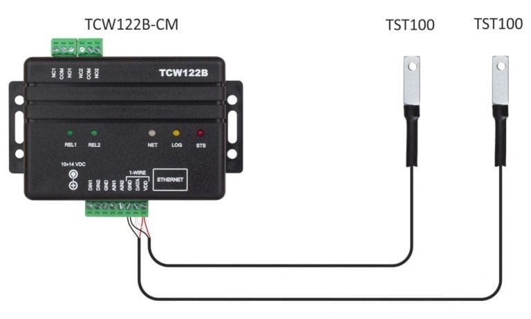 1-მავთულის ტემპერატურის სენსორი TST100